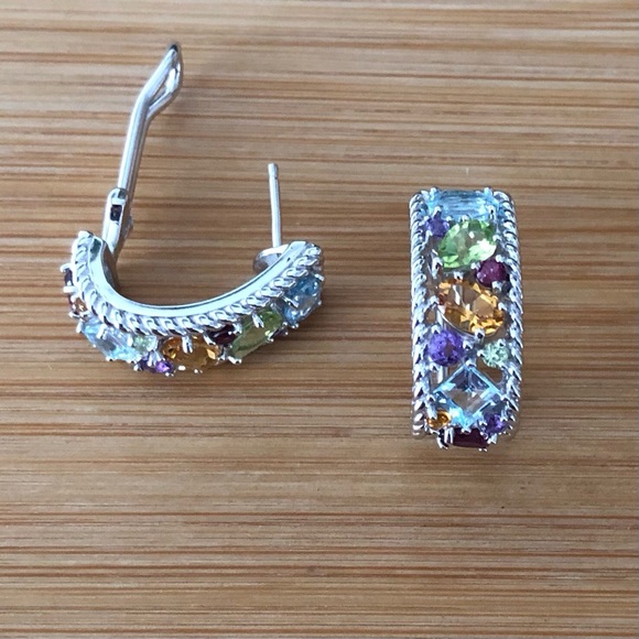 Jennifer Carey | Jewelry | 62 Jennifer Carey Estate Stud Earrings Sterling Silver Marked Jc 925 ...